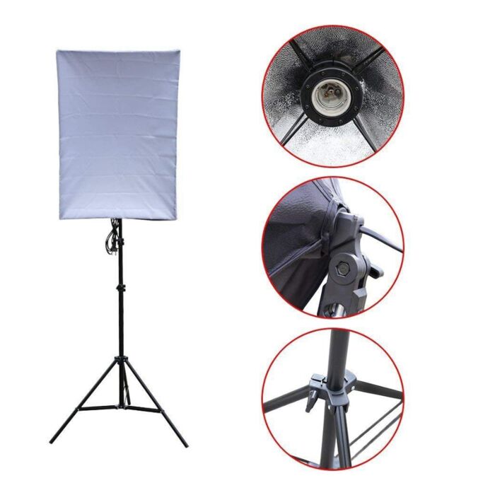 ชุดไฟสตูดิโอ Light Softbox 50x70cm ราคา สว่างทั่วถึง