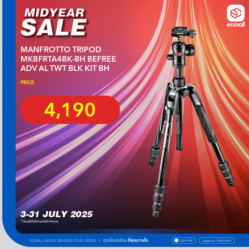 ซื้อสินค้าออนไลน์ | Manfrotto MID YEAR SALE โปรโมชั่นลดราคาสุดพิเศษ กรกฎาคม 68 | EC MALL กล้อง ...
